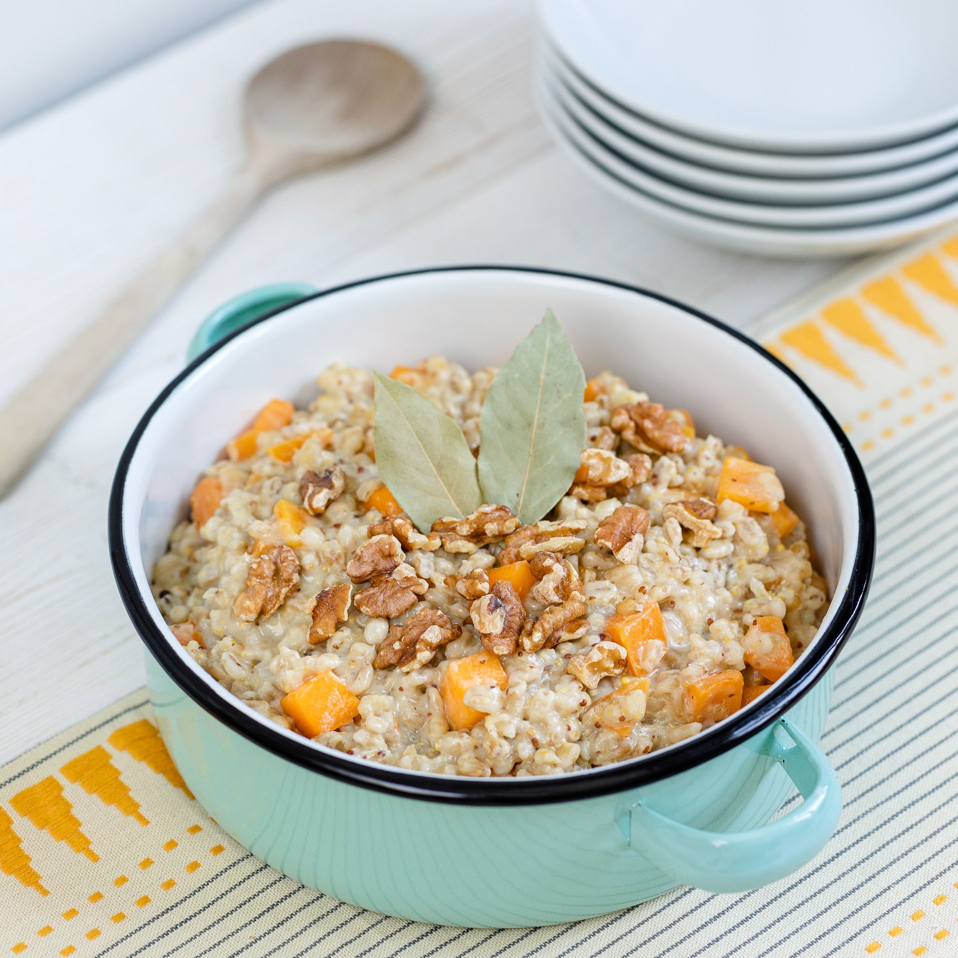 Kürbis Gerstenrisotto - tibits - Vegetarian Restaurant Bar Take Away ...